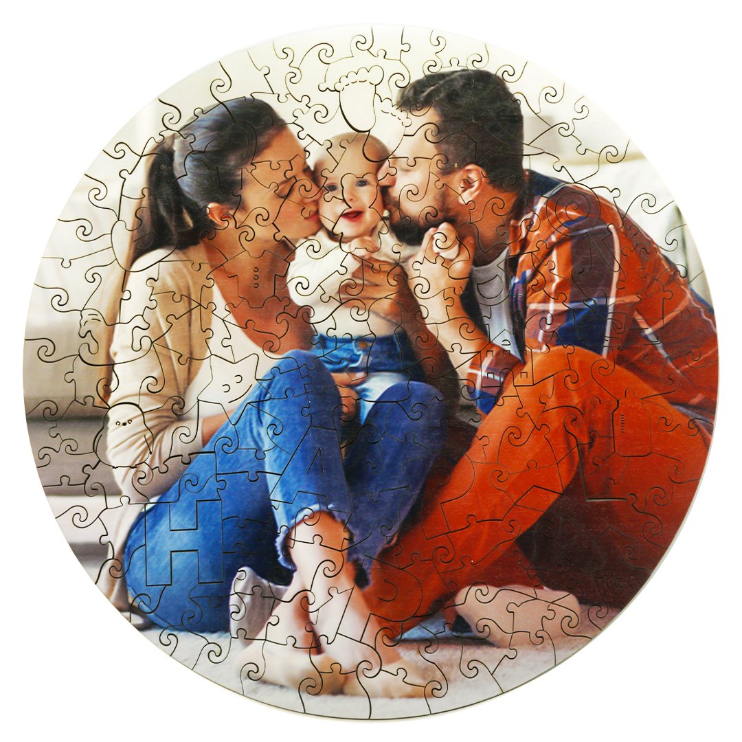 Happy Family - Personalized 3D Wooden Puzzle – Wander Puzzles